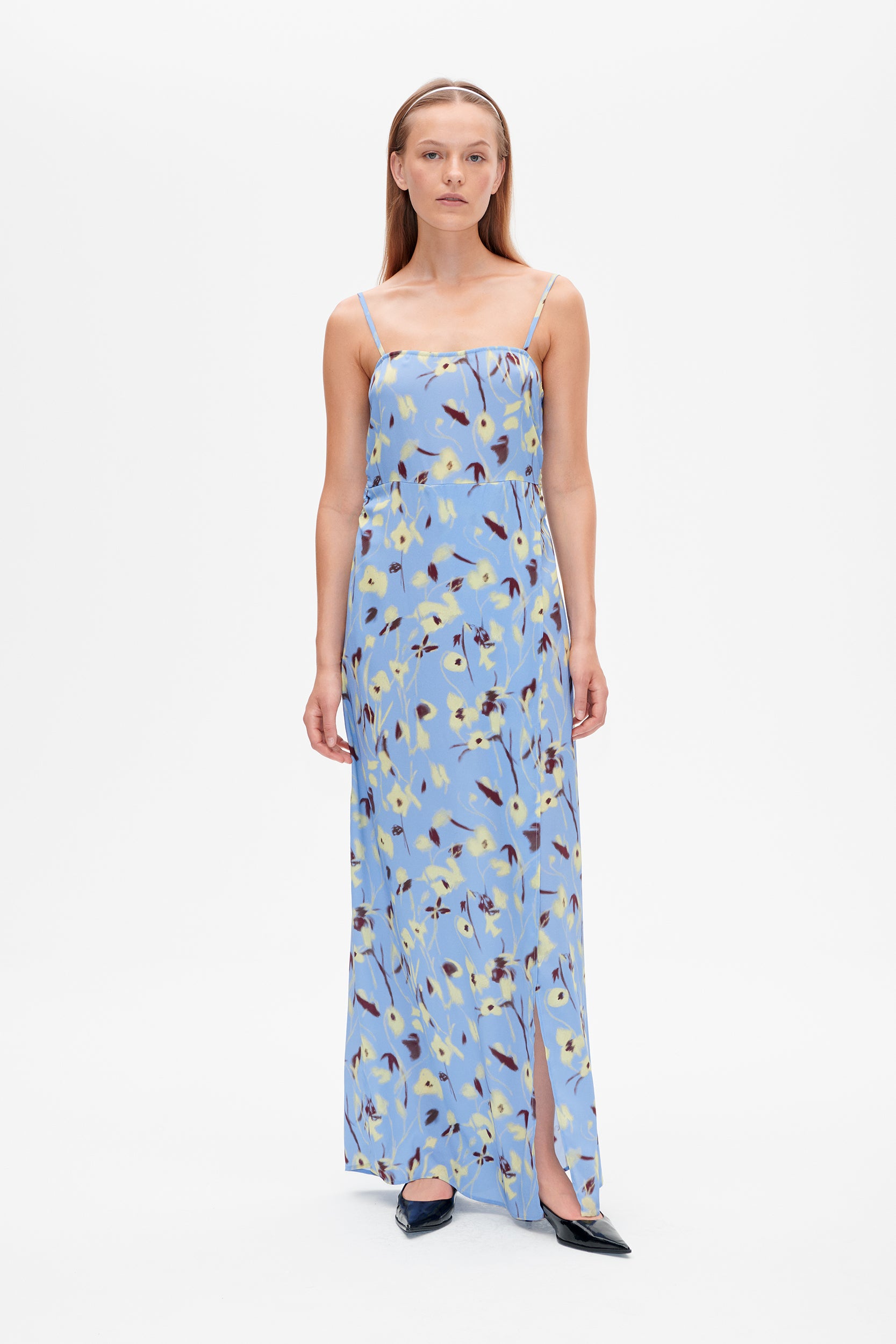 Assia dress from Baum und Pferdgarten | Azurine Green Flower