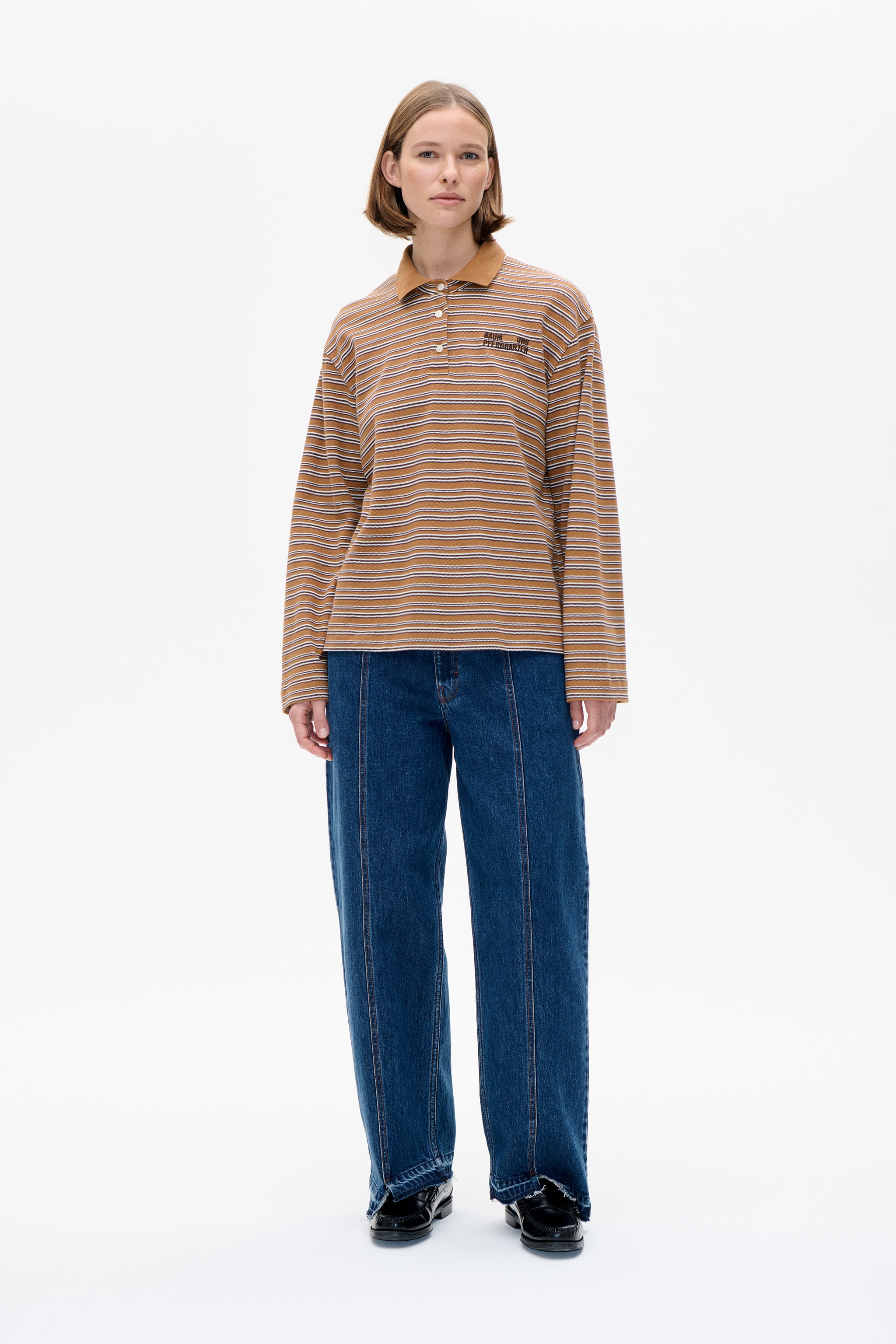 Jeanne Top from Baum und Pferdgarten | Nuthatch Polo Stripe